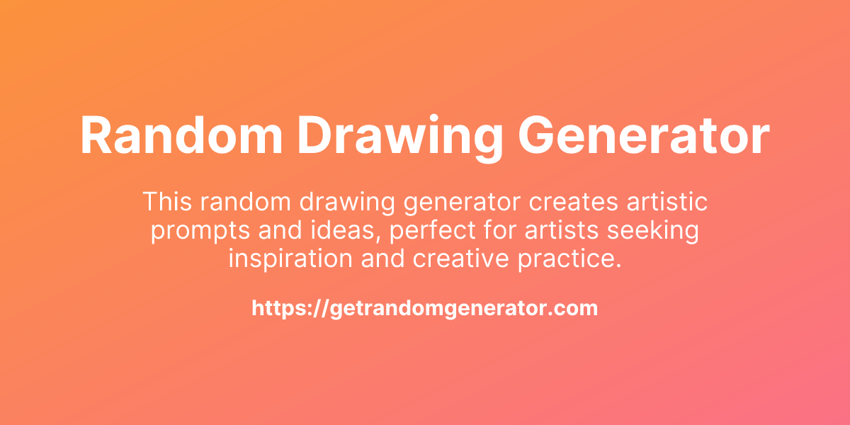 Random Drawing Generator - Get Random Generator